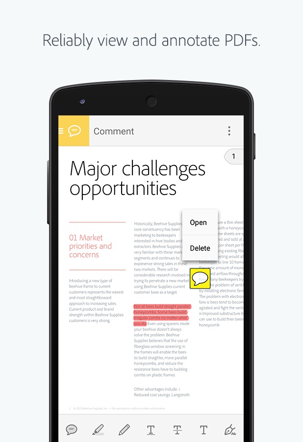 Adobe Reader Pdf Annotation Reading On Screen