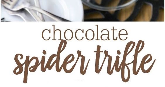Halloween Chocolate Spider Trifle Recipe - Cook'n is Fun - Food Recipes ...