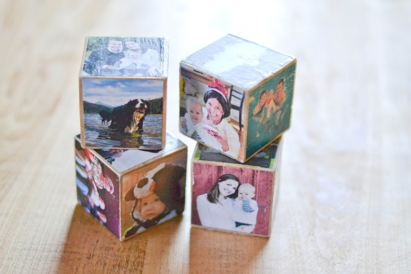 Little and Lovely: DIY: Photo Blocks for Baby