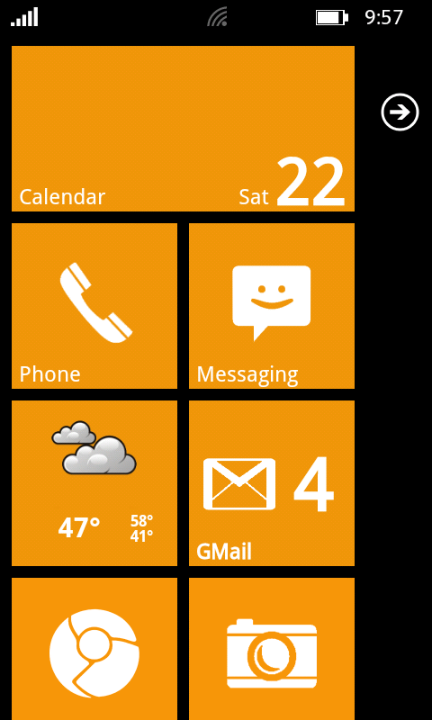 Daily Electronic: Windows Phone 7 Look on Android Using Launcher 7, Statusbar+ and WP7 Lock