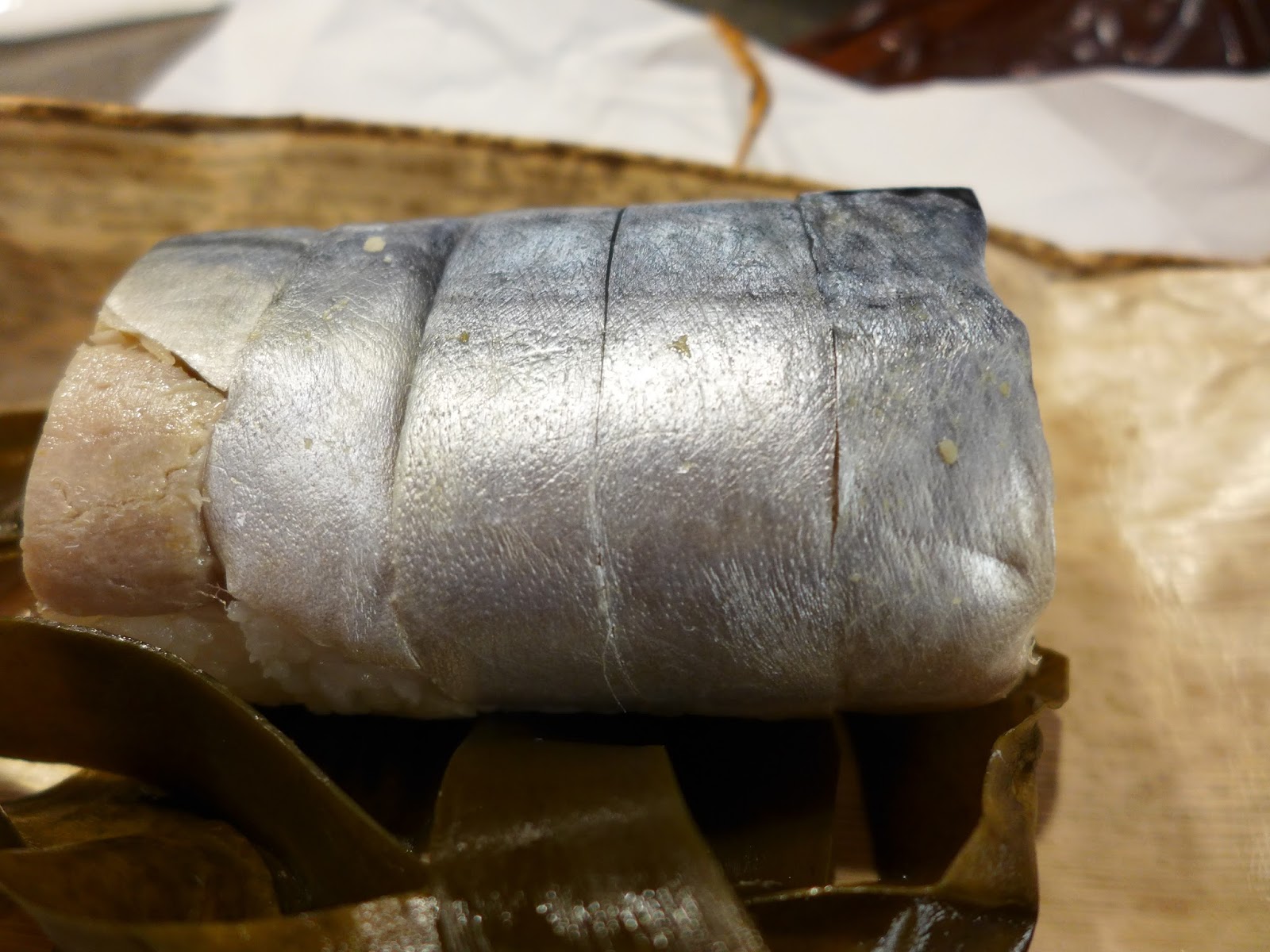 Saba Sugata zushi, take away, Izuu, Kyoto (さば姿すし いづう 祇園 京都)