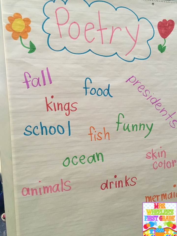 Mrs. Wheeler's First Grade Tidbits: Poetry Bonanza!