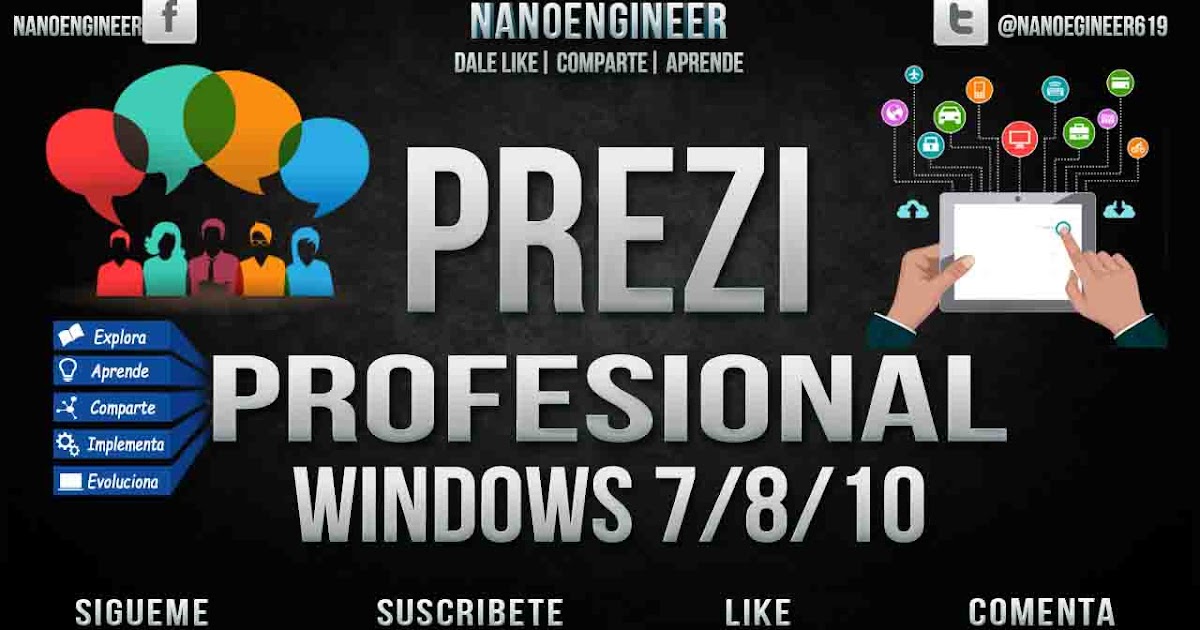 Como descargar e instalar prezi completo 5.2.8 Windows 7/8/8.1/10 ...