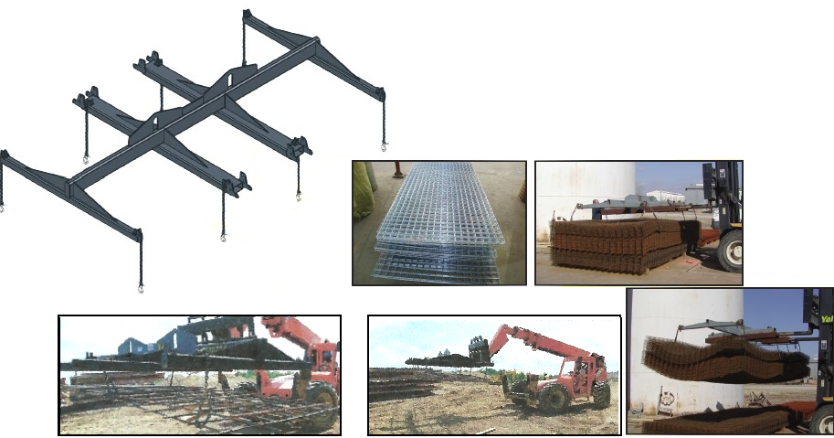 Interstate 80 Forklift: WIRE MESH HANDLER