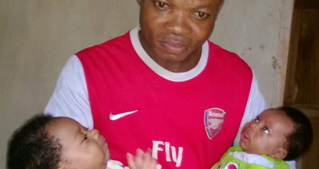 Photos: Emeka Uche Returns Home, Father Of Abandoned Twins, Ruth Uche's ...