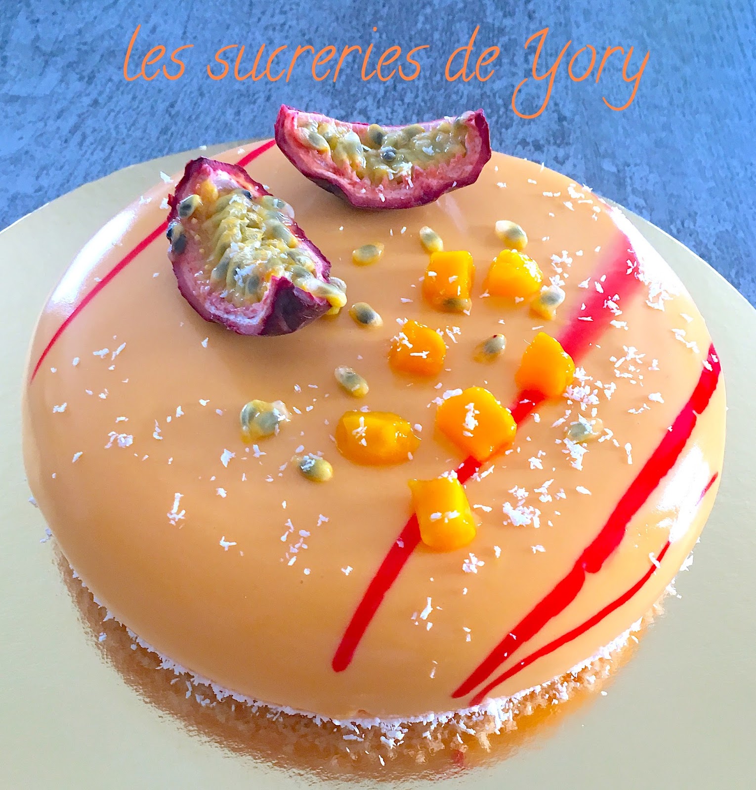 Entremet Vanille-Passion