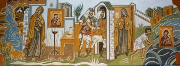 ΑΓΙΟΡΕΙΤΙΚΟΣ ΛΟΓΟΣ: Η ΠΑΝΑΓΙΑ ΠΟΡΤΑΪΤΙΣΣΑ ΣΕ ΤΟΙΧΟΓΡΑΦΙΕΣ ΤΗΣ ΜΟΝΗΣ ...