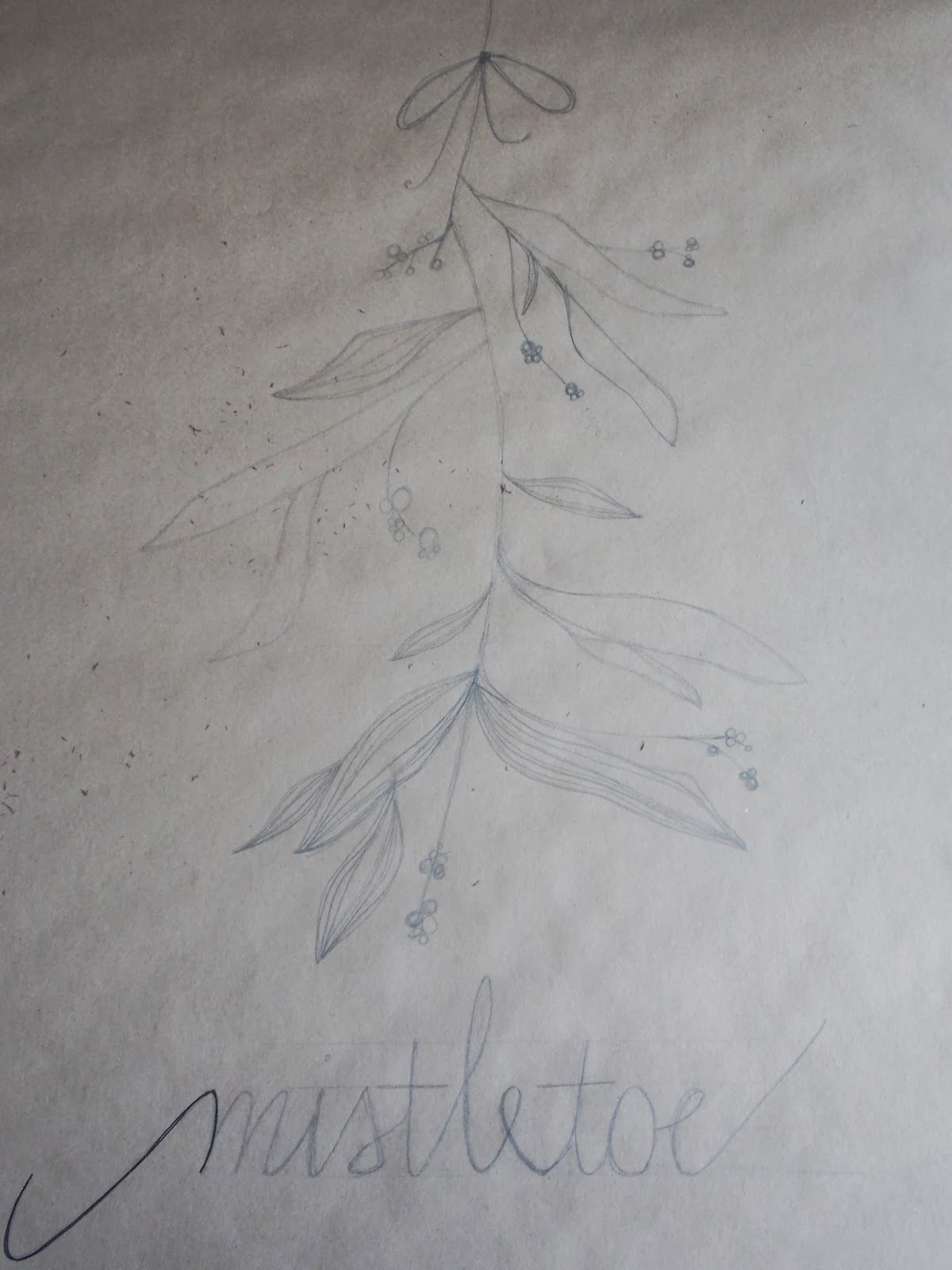 {Jessica Stout Design}: {Holiday Decorating} Day 4: DIY Butcher Paper Art