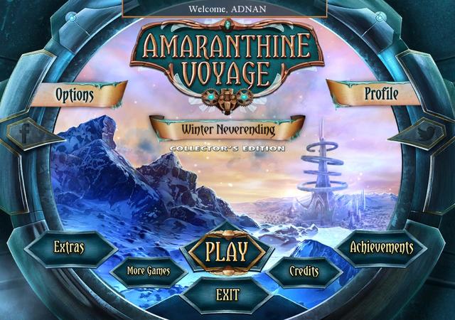 Adeli Games: Amaranthine Voyage: Winter Neverending Collector's Edition
