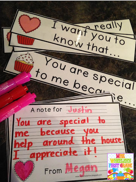 Mrs. Wheeler's First Grade Tidbits: Valentine's Day Party Pack