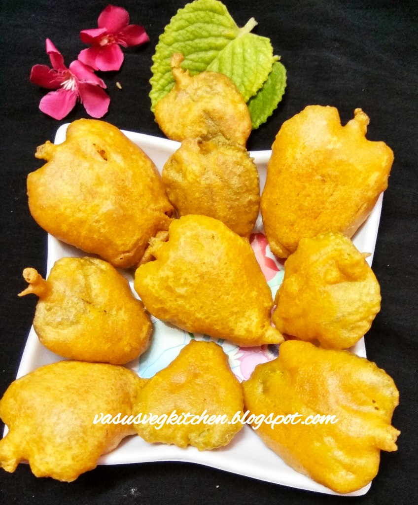 Vasusvegkitchen: Stuffed Mirchi Bajji, Mirapakaya bajji, Andhra style ...