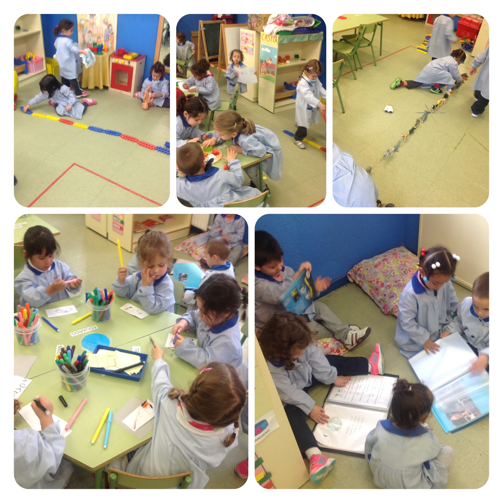 BLOG DEL DUENDE BARTOLOMÉ: Así juegan los niños de 3 años en rincones