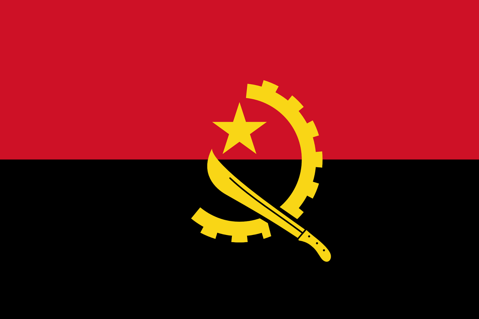 Bandera de Angola ~ Banderas Paises del Mundo