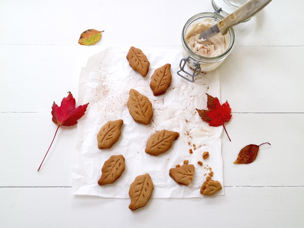 Gingerbread Autumn Leaves | The Freckled Fieldnotes