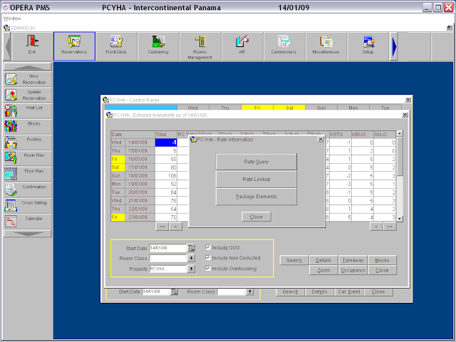 DEPARTAMENTO DE RECEPCION Y RESERVACION: UNIDAD 4 4.2.1 OPERA
