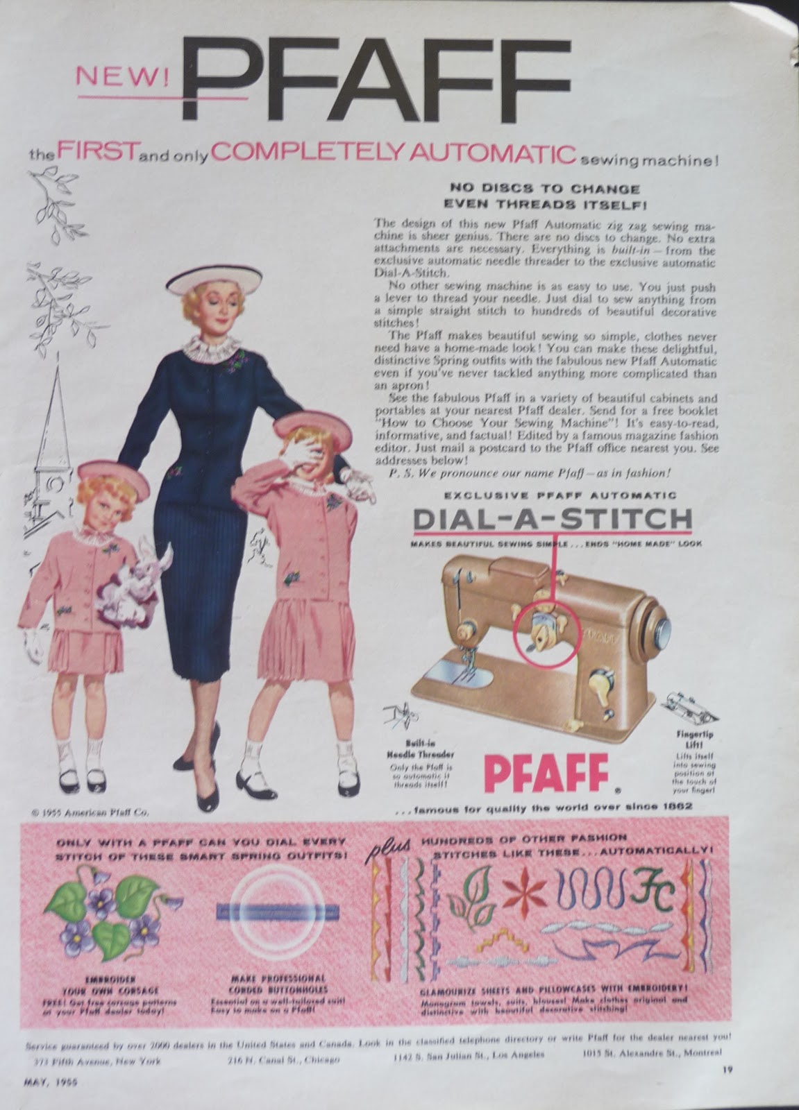 Running Stitches: Nostalgic Singer Ads