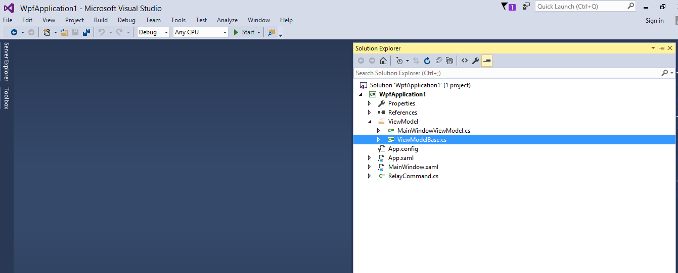 Sample Application Using Mvvm In Wpf