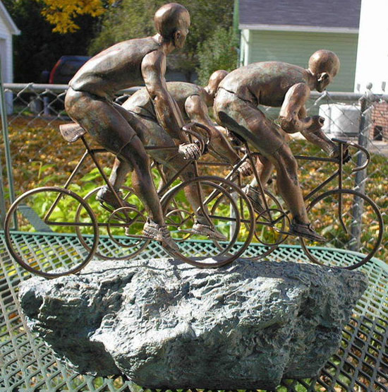 Jim Langley's Bicycle Beat: Bike Art: Do You Know This Cycling Sculpture?