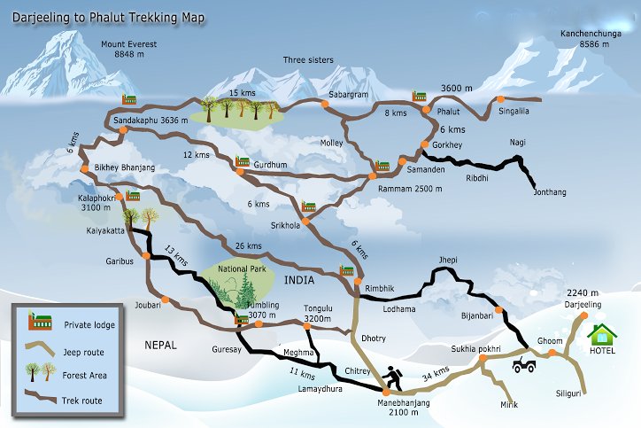 Travel Stories and Suggestions : SANDAKPHU AND PHALUT TREK- INDIA