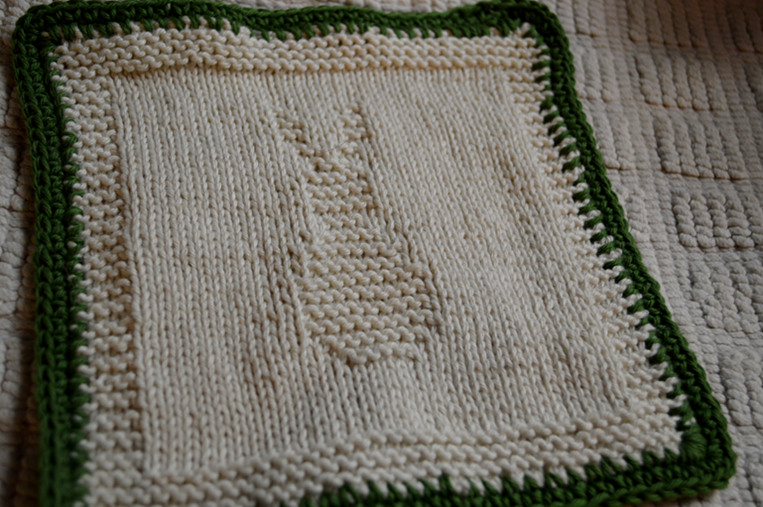 Art Threads: Knit Washcloths - Bunny