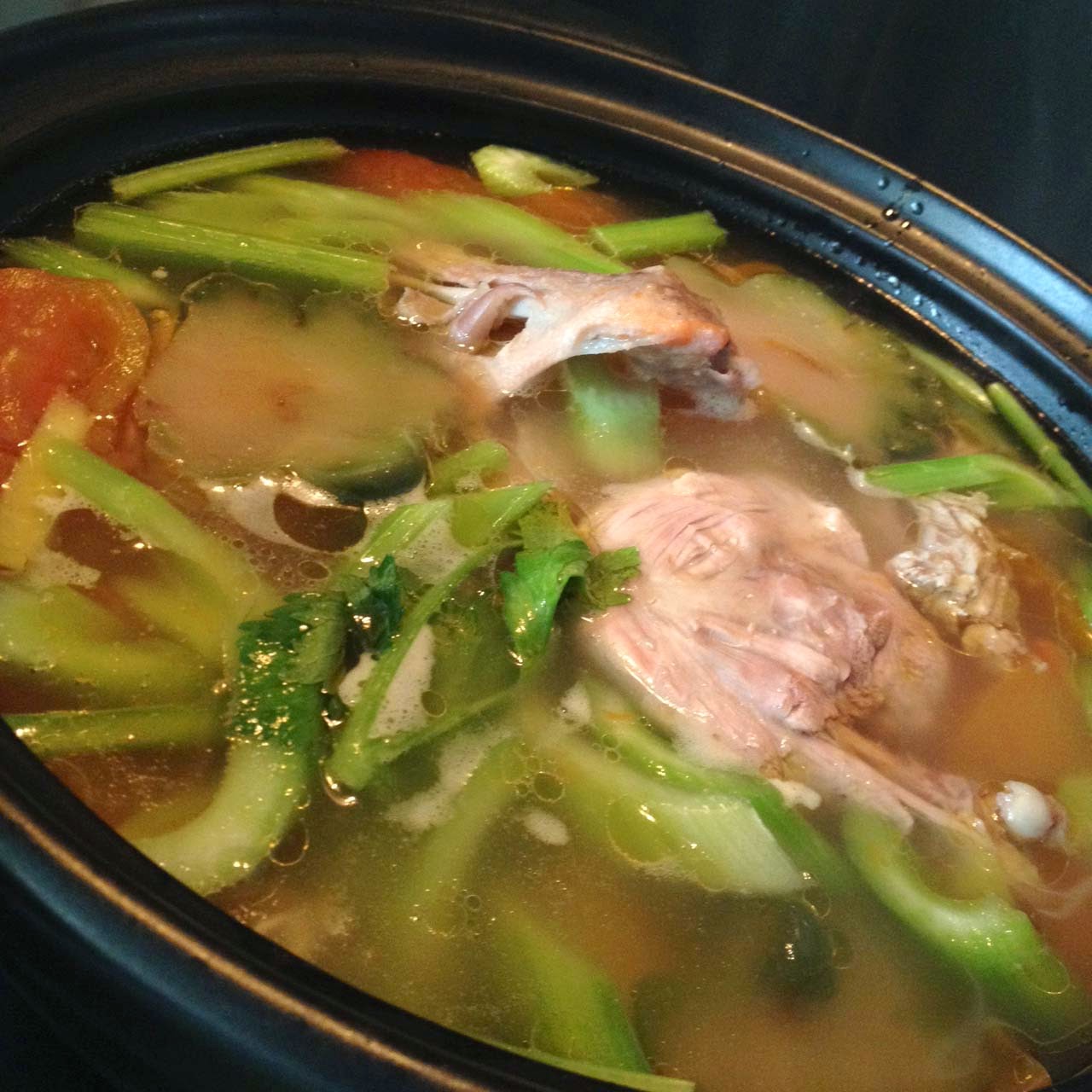 Loft48: Salted Duck Soup with Celery