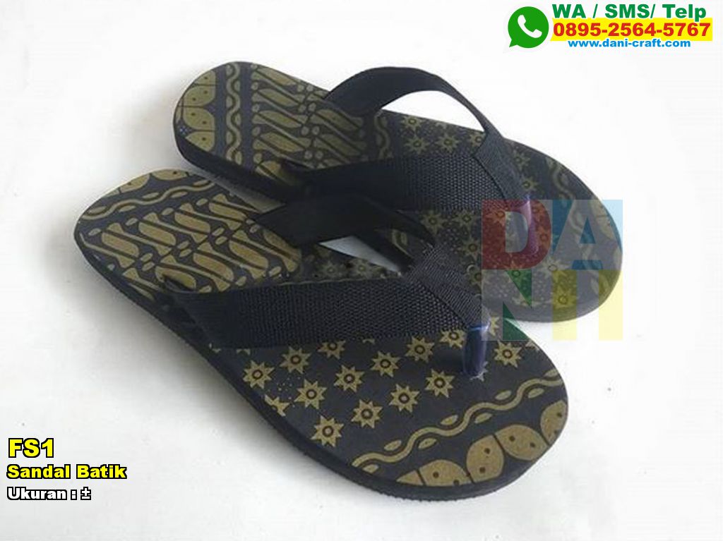 Sandal Batik | Souvenir Pernikahan