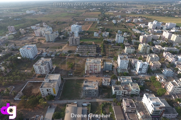 Drone Grapher: BHIMAVARAM Town, west Godavari - photos - Drone Grapher