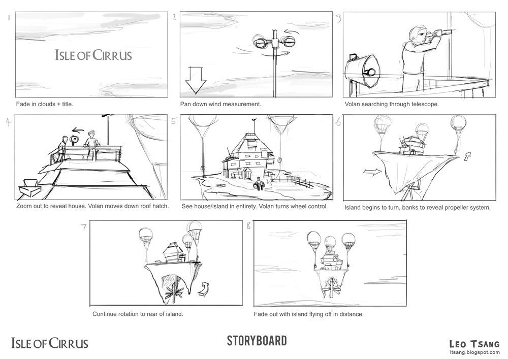 Leo Tsang - CG Arts & Animation: Storyboard + Previs
