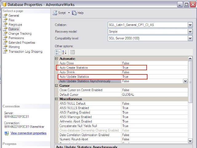 Update Statistics On A Table In Sql Server - dbbad