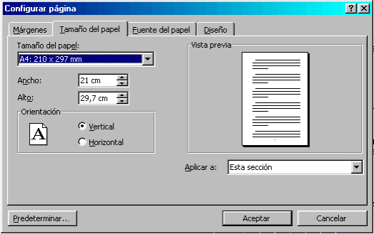 Procesadores de textos: ¿Como configurar una pagina?