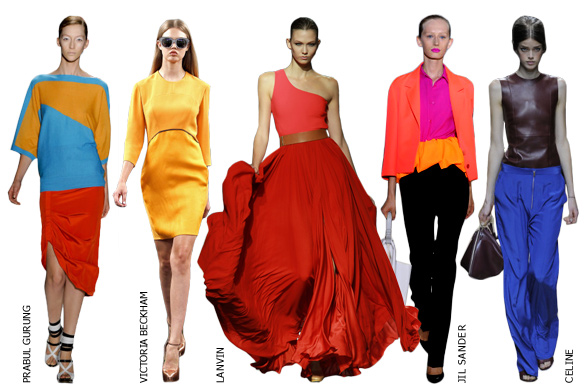 Musings and Memoirs Of A Fashionista: Colour Block Shock