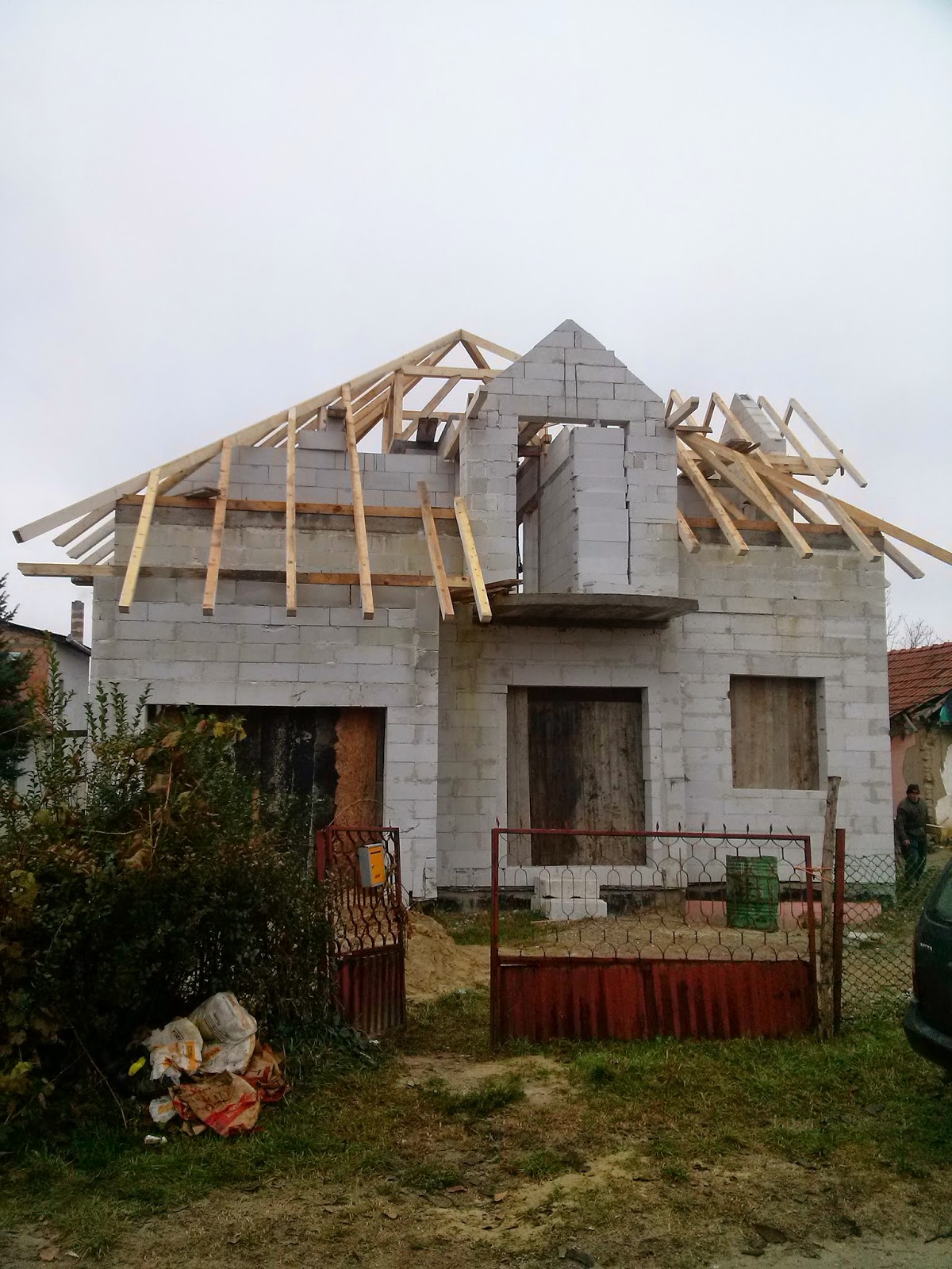 Gradnja kuće, izgradnja porodične kuće: Krov kuće