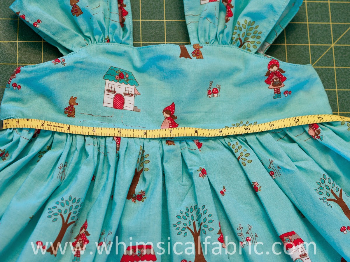 Whimsical Fabric: April's Tutorial Tuesday - Detachable Apron Dress