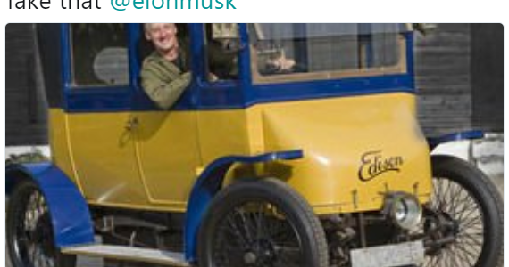 Earth and Space News: Edison Electric Cars Precede Tesla Models by ...