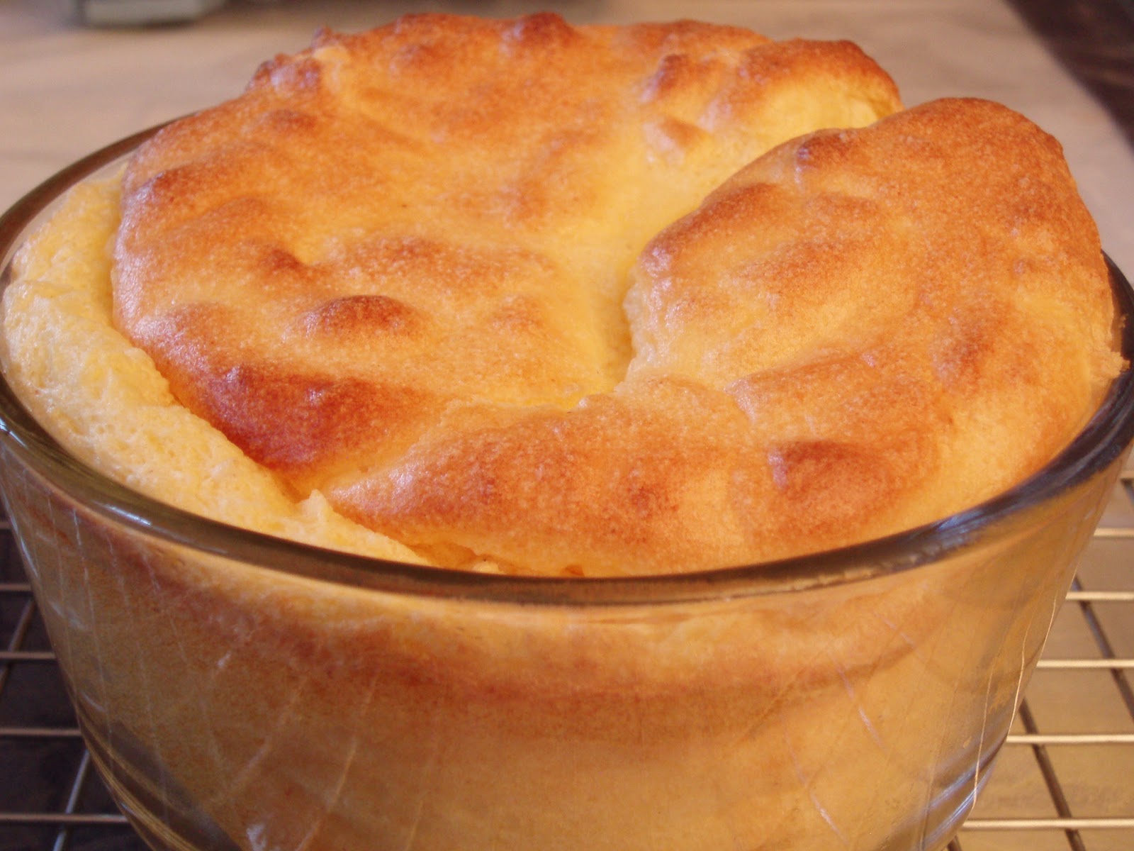 Open Mouth Insert Food: Cheese Souffle