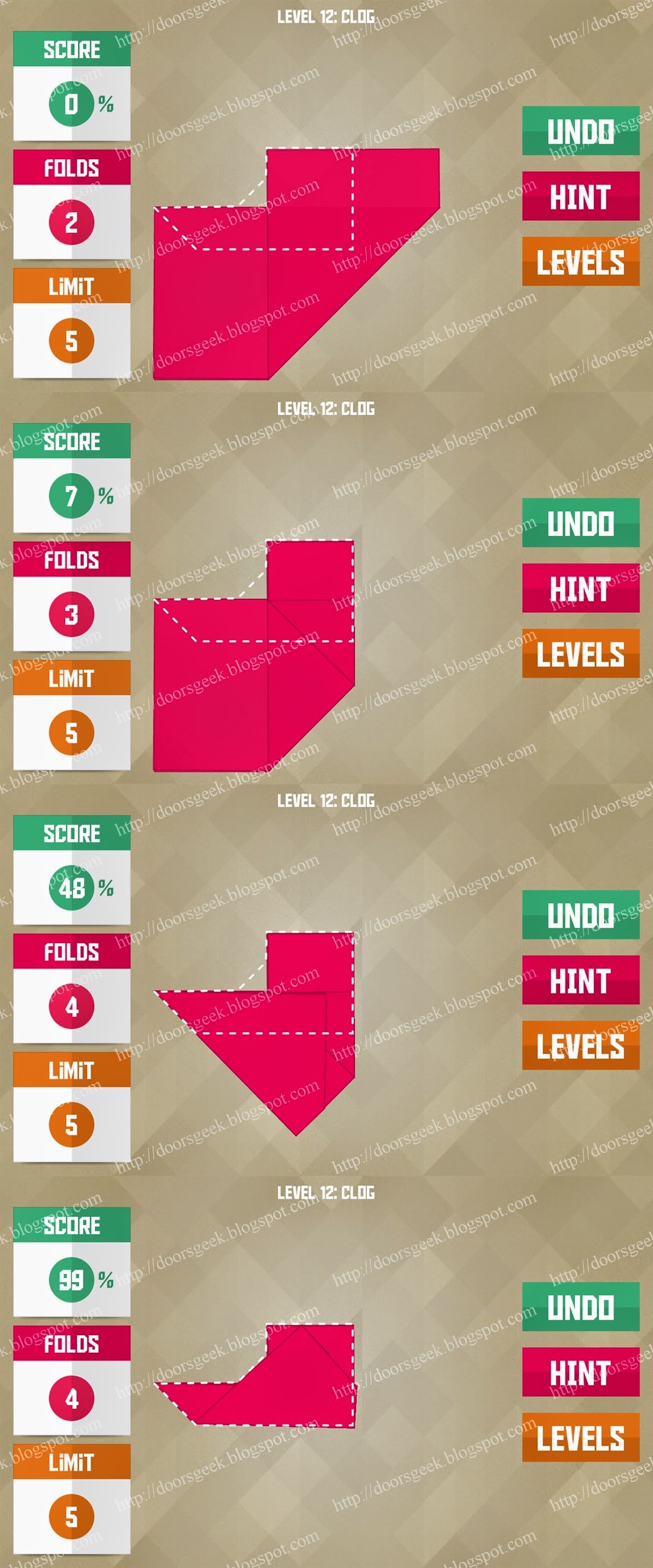 Paperama [Yama] Level 12 - Clog ~ Doors Geek