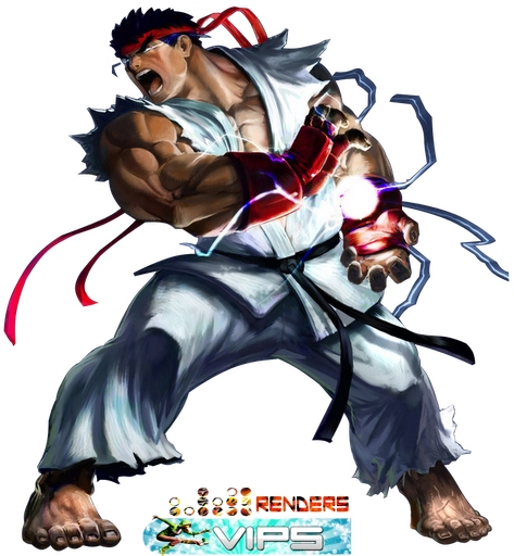 Render - Ryu | Renders Vips - Melhores Renders Em HD voce encontra Aqui