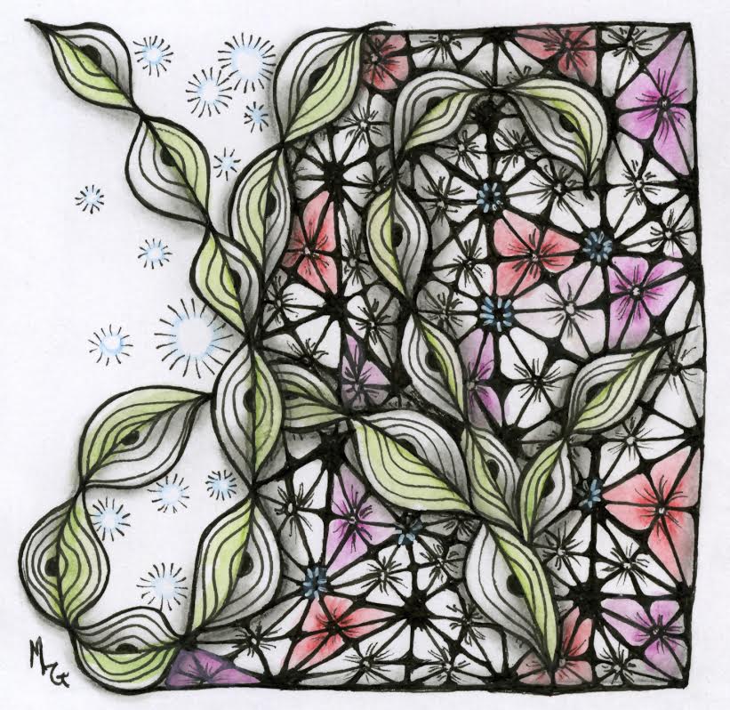 Tickled To Tangle: "It's a String Thing" #189 Tiles