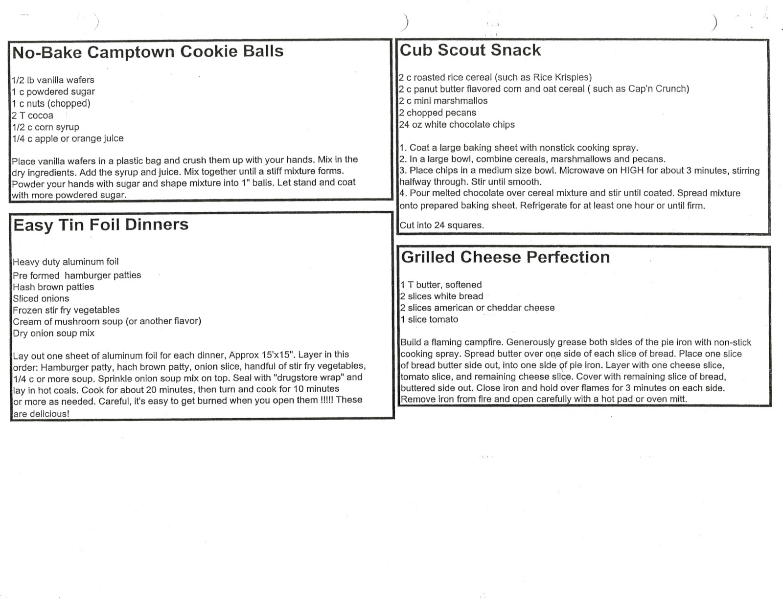 Porter Rockwell District Cub Scouts: Cooking with Cub Scouts