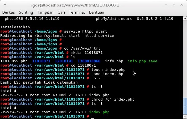 ILMU KITA: Cara Membuat Hak Akses Menggunakan IGOS NUSANTARA