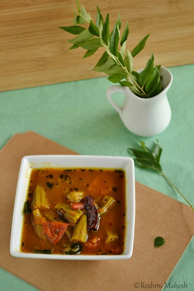 Easy Cook: Vendakkya Pulincurry/ Okra in Tamarind Sauce