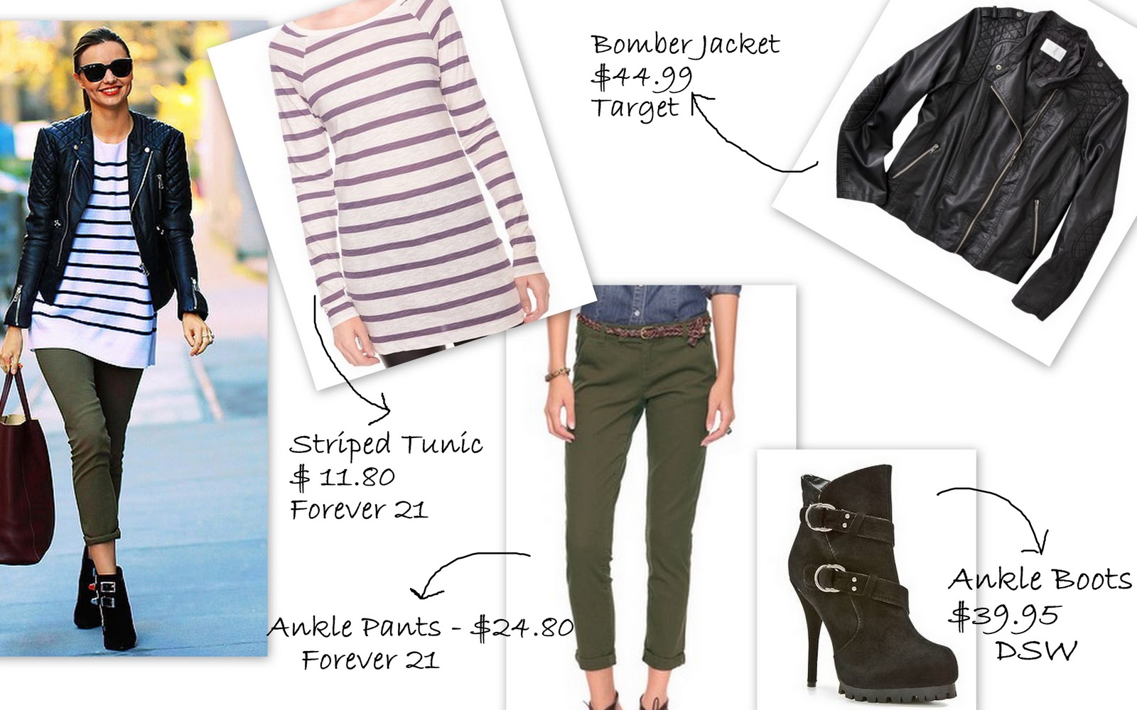 Style-Delights: Star Style For Less - Supermodel City Chic Miranda Kerr