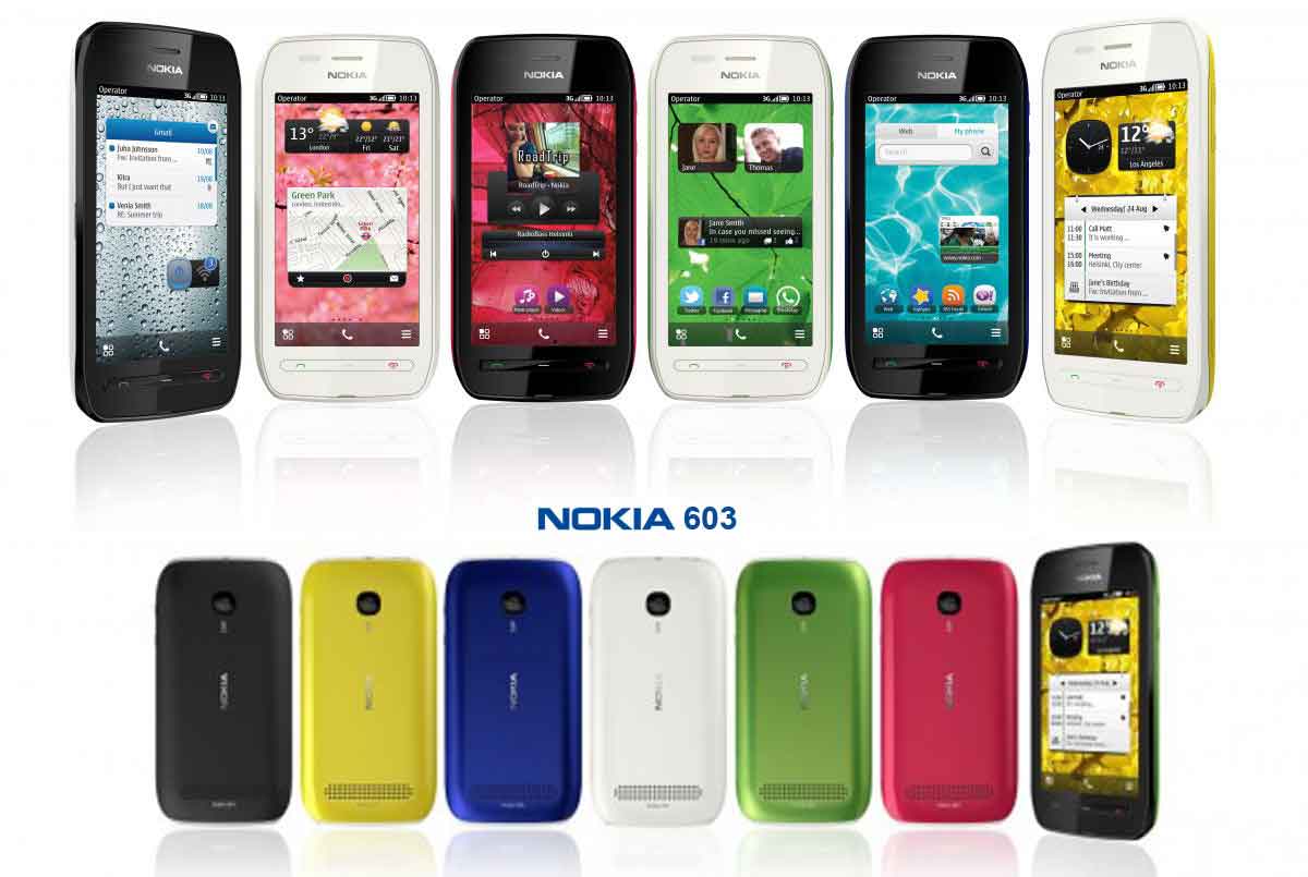 Nokia 603: brightly colored cell phones | Coolest Gadgets