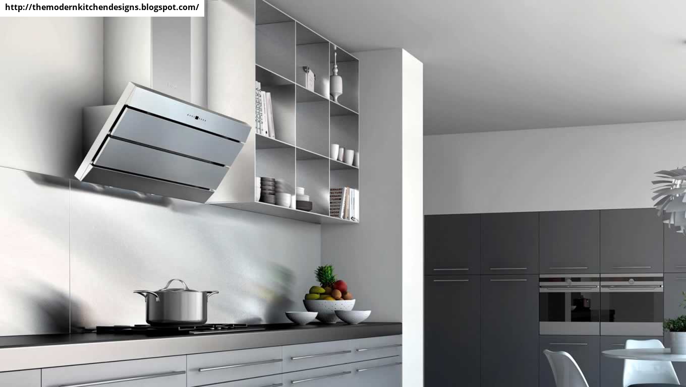 Contemporary Kitchen Hood Design - Modern Kitchen Designs