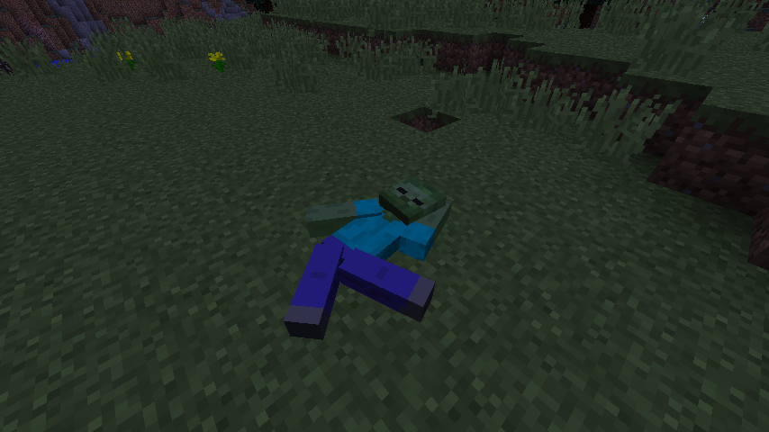 Minecraft 我的世界當個創世神各種介紹: Ragdoll Corpses布娃娃屍體