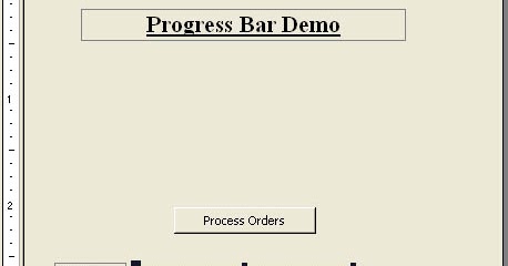 Progress Bar on Form ~ LEARN MS-ACCESS TIPS AND TRICKS