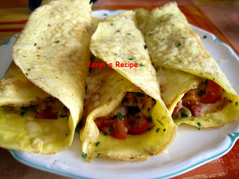 Karin's Recipe: Crepes Daging Cincang (Minced Beef Crêpes)