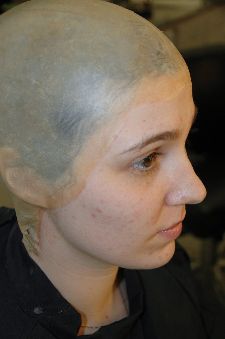 Brave New World: Bald Cap Application