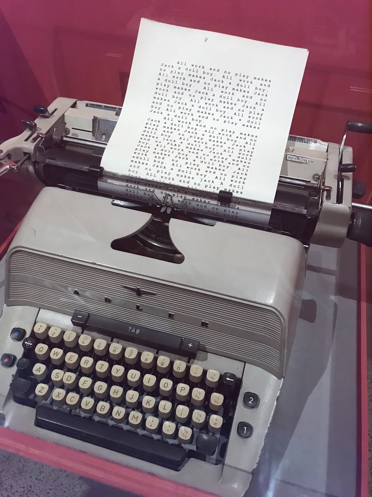 The Stanley Kubrick Exhibition at the Design Museum, London