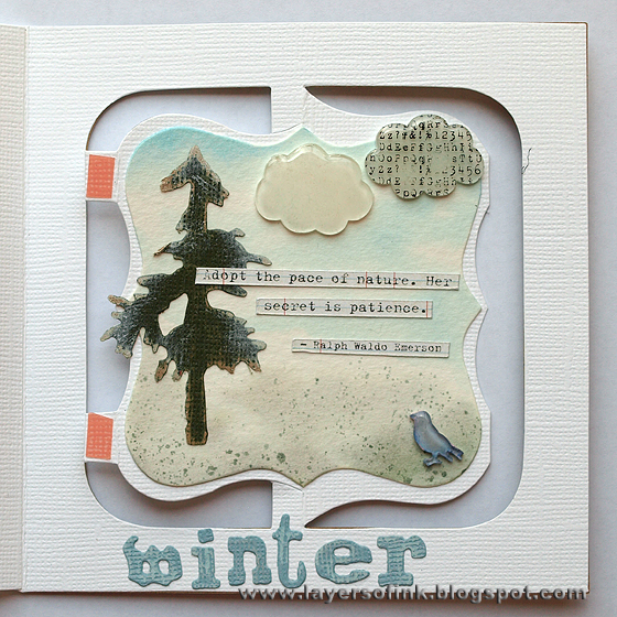 Layers of ink: Tutorial: Four Seasons Accordion Booklet